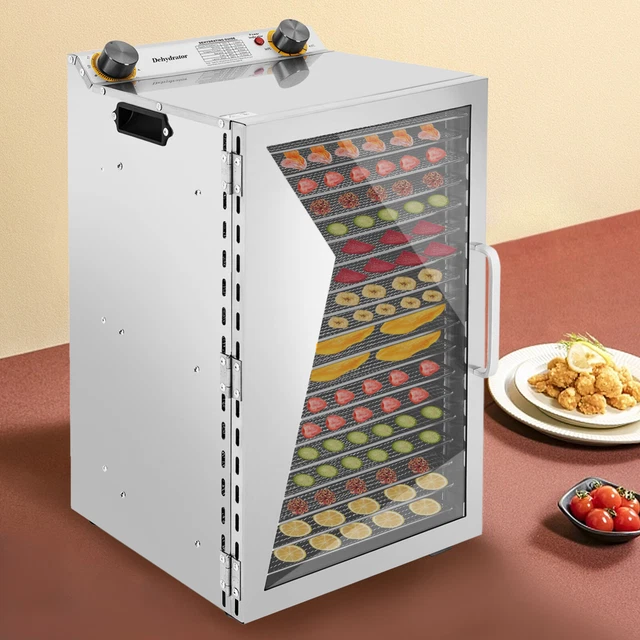MÁQUINA DESHIDRATADORA DE alimentos 18 bandejas acero inoxidable ...
