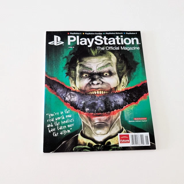 PLAYSTATION OFFICIAL MAGAZINE Jun 09 Batman Arkham Asy Cover Rare OOP ...