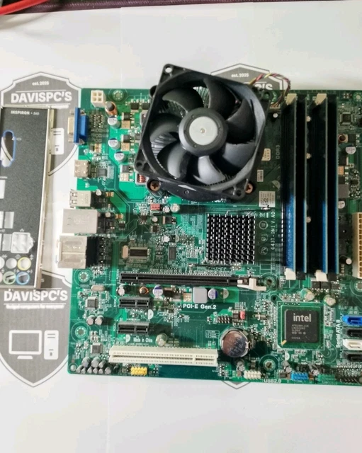 DELL INSPIRON Socket 775 4xDDR3 with 4Gb DDR3 Ram and Intel pentium CPU ...