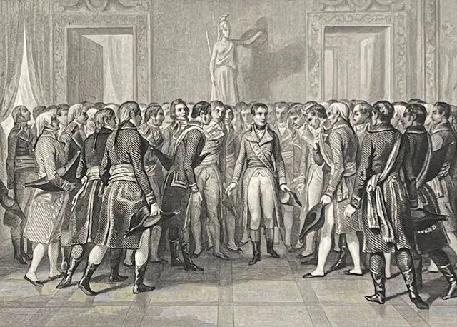 NAPOLEON BONAPARTE AS Blood Turns Erster Consul Links -leben 12 Mai ...
