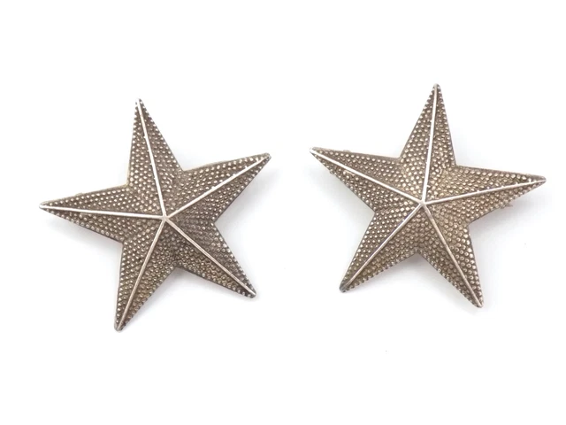 ORIGINAL PRE-WWII US Army Brigadier General’s Rank Star Set Sterling ...