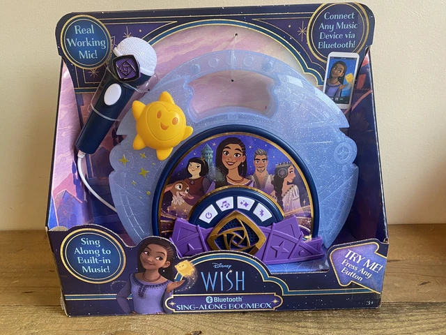 DISNEY WISH SING-ALONG Boombox Music Player Wish Film 2024 Karaoke ...