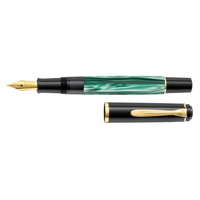 PELIKAN CLASSIC SERIES M200 Pearlescent Green Fountain Pen - F Nib £104 ...