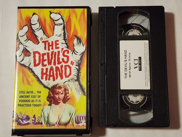 THE DEVIL'S HAND Horror Vhs Tape Robert Alda Ariadne Welter Vic Home ...