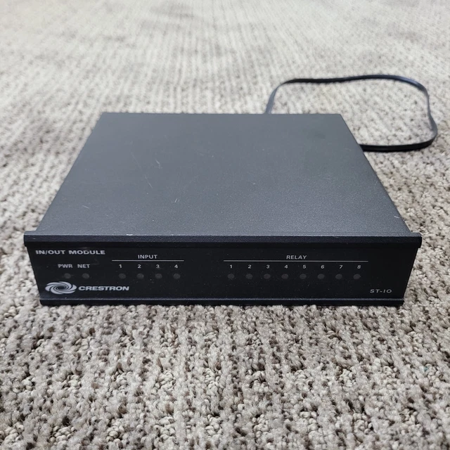 CRESTRON ST-IO MODULE 8 Relay 4 Digital/Analog Input $99.99 - PicClick