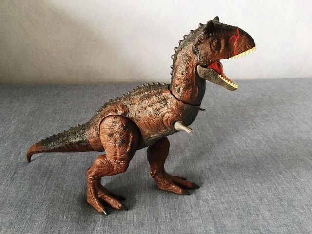 MATTEL, JURASSIC WORLD, Episches Kampf-Beissen, Carnotaurus, Mattel ...