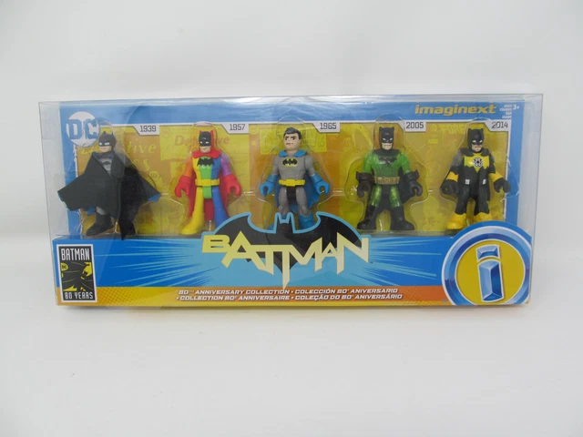 BATMAN IMAGINEXT 80TH Anniversaire Collection Figurines Set Dc Fisher ...