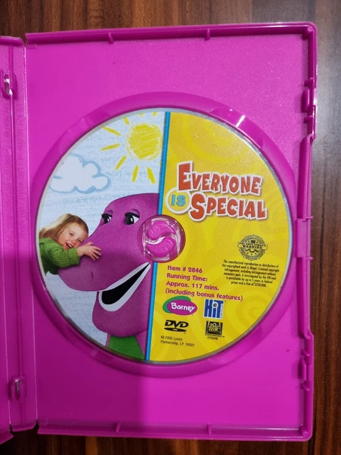 BARNEY EVERYONE IS Special DVD Region 1 NTSC $9.99 - PicClick AU