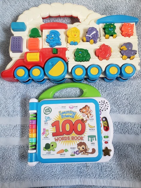 CHICCO ANIMAL TRAIN & Leapfrog Learning Friends 100 Words Book £25.00 ...