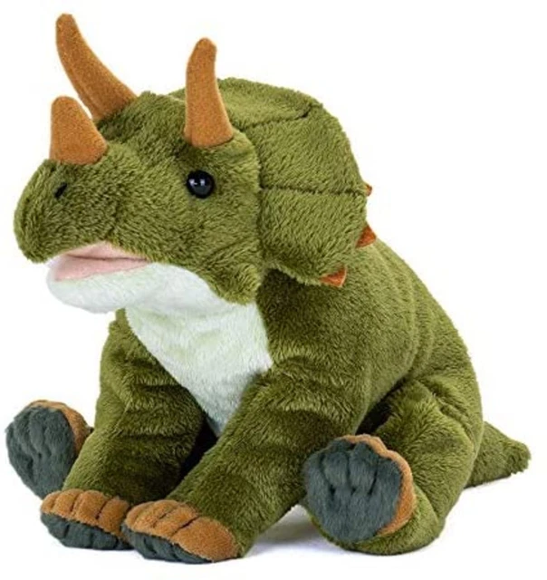 COLORATA STUFFED REAL Triceratops Sit S(17x14x20 cm) Plush Doll ...