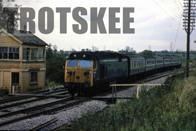 35MM SLIDE BR British Railways Diesel Loco Class 50 50030 Blatchbridge ...