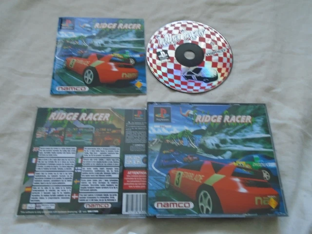RIDGE RACER 1 original PS1 (COMPLETE RARE BIG BOX) Sony Playstation ...
