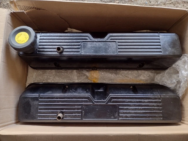 RANGE ROVER V8 Engine Rocker Covers Lightly Restored Used £90.00 ...