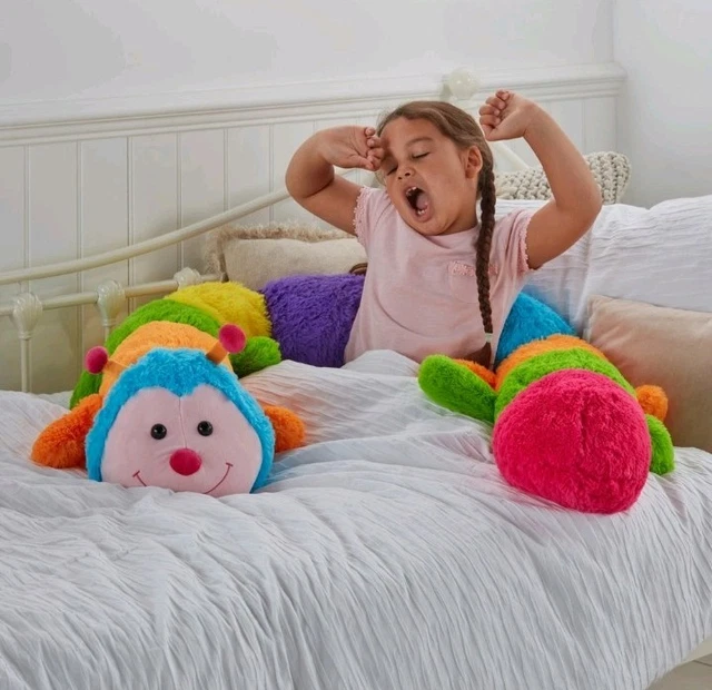 CLEO THE CATERPILLAR Plush Teddy Toy 190cm Bright and Colourful Soft ...