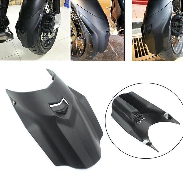 BLACK FRONT FENDER Wheel Mudguard Extender Extension For BMW R1200GS ...