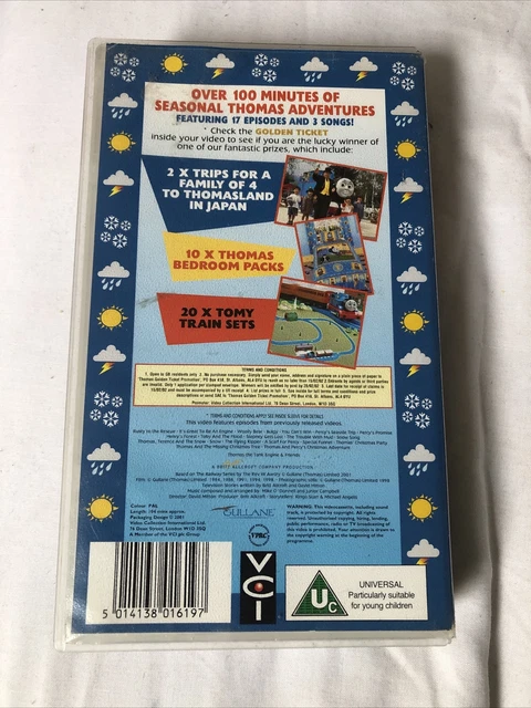 THOMAS THE TANK Engine VHS Video Bumper Collection 20 episodes on one ...