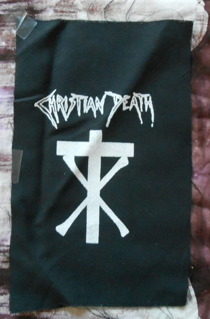 CHRISTIAN DEATH DIY PATCH /new wave/gothic/goth/punk/batcave/dark ...