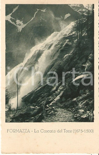 1920 CIRCA FORMAZZA (VCO) CASCATA DEL TOCE Albergo La Cascata del Toce ...