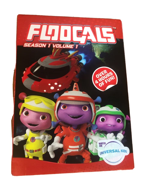 FLOOGALS SEASON 1 Volume 1 DVD NWOT New 2019 Universal Zodiak Kids W ...