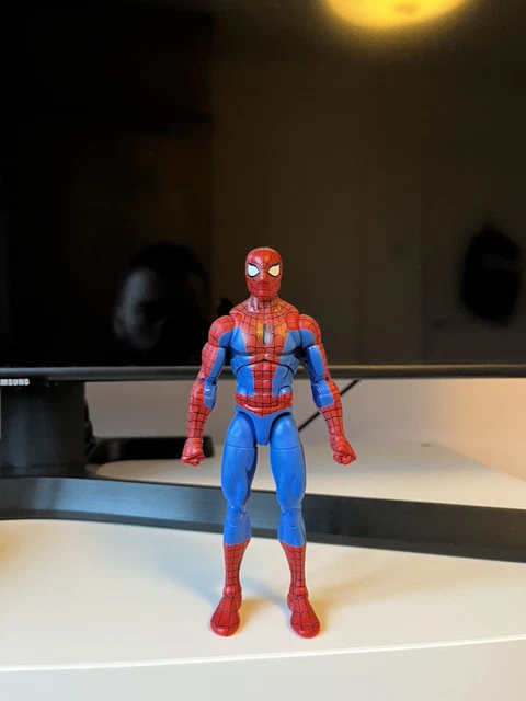 MARVEL LEGENDS RETRO Animated Spider-Man (Cel-Shaded) Action Figure £30 ...