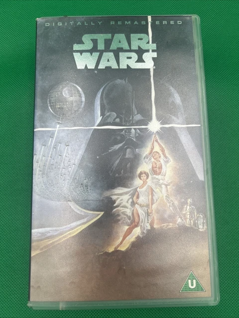 STAR WARS VHS Digitally Remastered 1995 Mark Hamill Harrison Ford ...