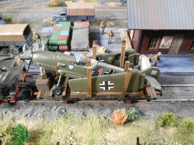 HO ROCO MINITANK German Messerschmitt BF-109E Custom Detailed Hand ...