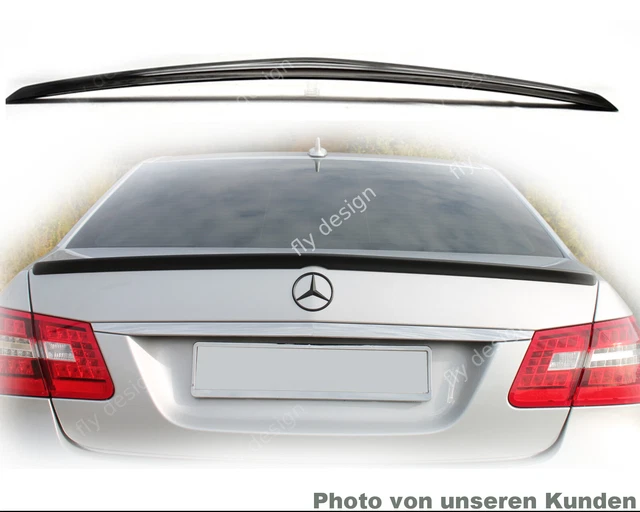 MERCEDES W212 SPOILER black rear wing trunk flap demolition edge £103. ...