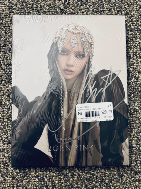 BLACKPINK BORN PINK Signed Digipack CD Album Jisoo Rose Jennie Lisa ...