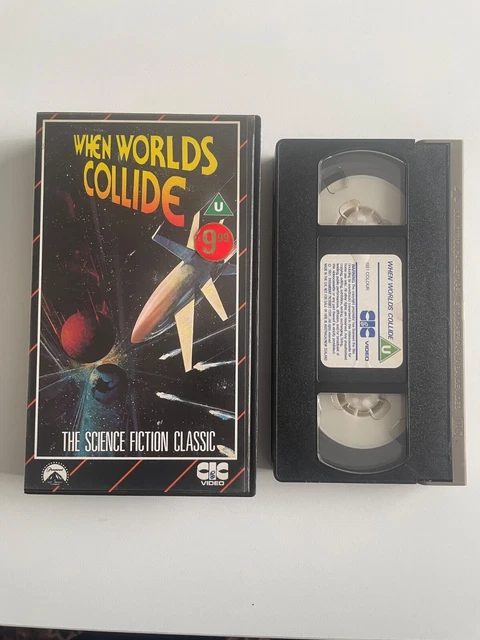 WHEN WORLDS COLLIDE CIC VHs. Rare 1951 Vdeo Classic £10.00 - PicClick UK