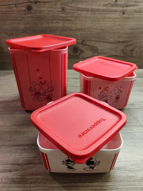 TUPPERWARE CUBIX-SET (3) Micky Maus / Neu EUR 45,00 - PicClick DE