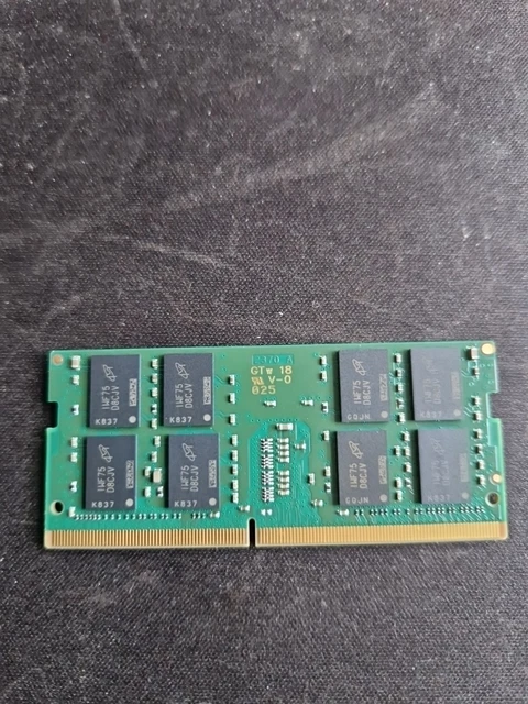 CRUCIAL 32GB DDR4 3200mhz Laptop Ram Memory. CT32G4SFD832A £99.99 ...