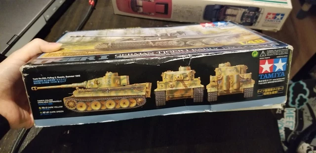 TAMIYA 1/48 WW Ii German Sd.kfz.181 Tiger I Tank Early Production Model ...