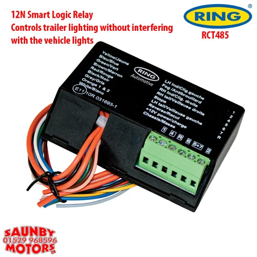RING RCT485 12V Trailer Towing 12N Smart Logic Relay £40.23 - PicClick UK