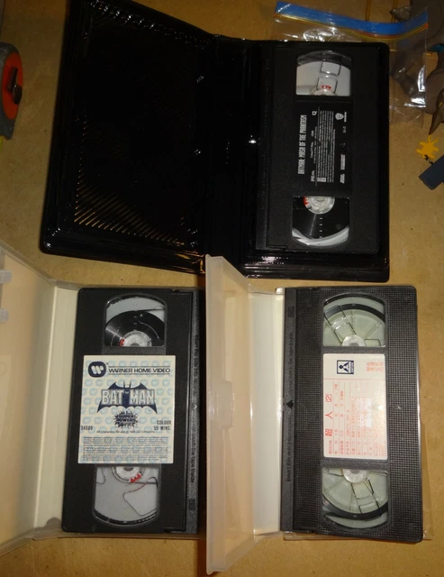 DC VHS MOVIE cartoon cassette lot mask of phantasm super powers aquaman ...