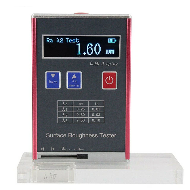 TR100 PORTABLE DIGITAL Surface Roughness Tester Meter Profile Gauge Ra ...