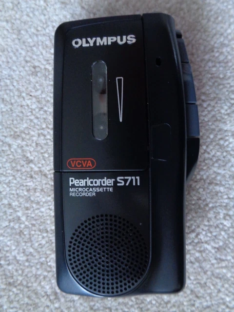 OLYMPUS PEARLCORDER S-711 Microcassette Voice Recorder Vcva 2 Speed £9. ...