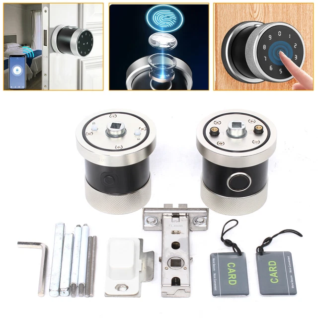 HOME/HOTEL FINGERPRINT SMART Door Lock Security Password Card Biometric ...