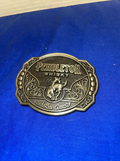 2024 PENDLETON WHISKY Let'er Buck Belt Buckle Montana Silversmiths $34.56 - PicClick CA
