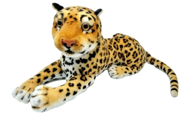 LEOPARD PLUSH SOFT Toy - Realistic Stuffed Animal - 40cm £10.92 ...