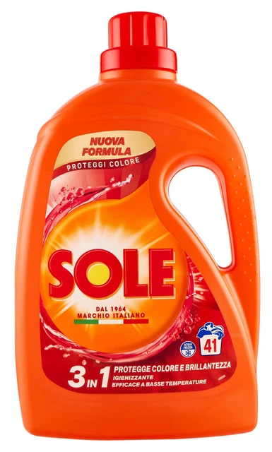SOLE LAVATRICE LIQUIDO 41 Misurini Colore Made In Italy EUR 18,28 ...