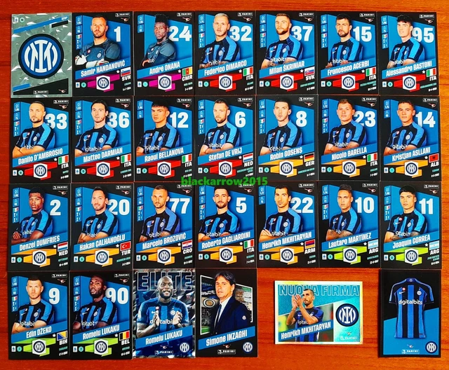 SQUADRA COMPLETA INTER 27 Figurine Calciatori Panini 2022-2023 23 EUR 15,99 - PicClick DE