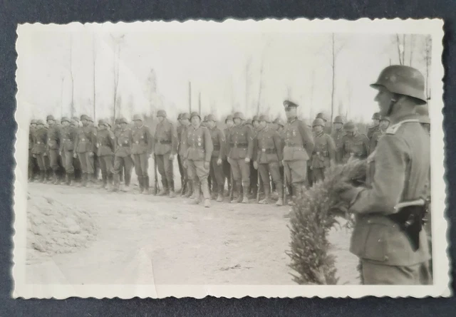 WW2 ORIGINAL PHOTO German Wehrmacht Funeral With Genmajor Hellmuth ...