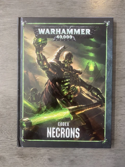 CODEX: NECRONS - Warhammer 40,000 Supplement Book - Games Workshop 2015 ...