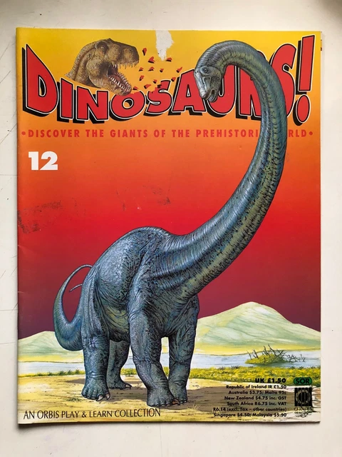 ORBIS DINOSAURS MAGAZINE 12 Packed With Facts Home School Fun Play And ...