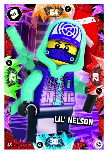 LEGO NINJAGO SERIE 8 Trading Card Nr. 45 - Lil' Nelson - Held EUR 1,00 ...