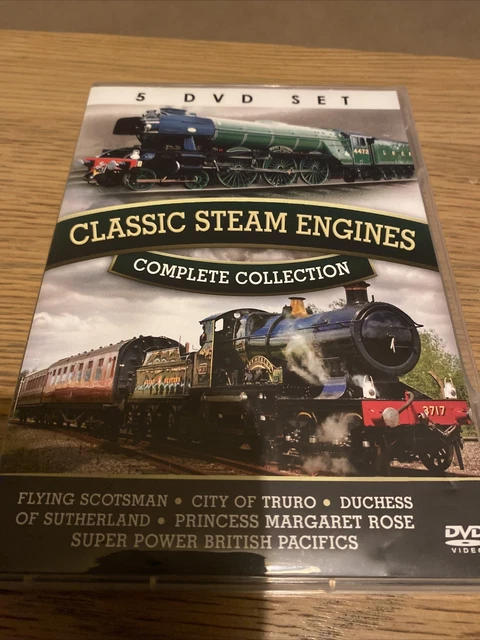 CLASSIC STEAM ENGINES: Complete Collection DVD - 5 disc Set - Free UK P ...