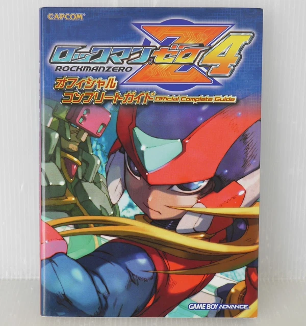 OUT OF PRINT Capcom Mega Man Zero 4 Rockman Official Complete Guide ...