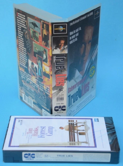 SEALED VHS TRUE Lies VHS 1995 Arnold Schwarzenegger Fox Watermark EUR ...