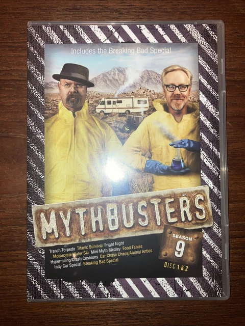 MYTHBUSTERS, SEASON 9 DVD Set (30 Episodes on 6 Disks) $139.93 ...