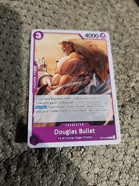 ONE PIECE DOUGLAS Bullet Carrying On His Will #OP13-068 tcg NM £1.80 ...